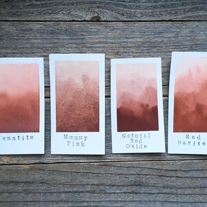 Handmade Watercolor - Hematite - Indian Red - Maroon Red - for Painting ...