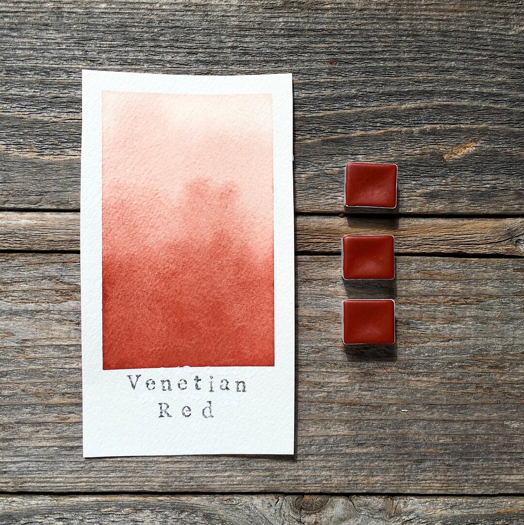 Handmade Watercolor - Venetian Red - Watercolor - for Painting ...