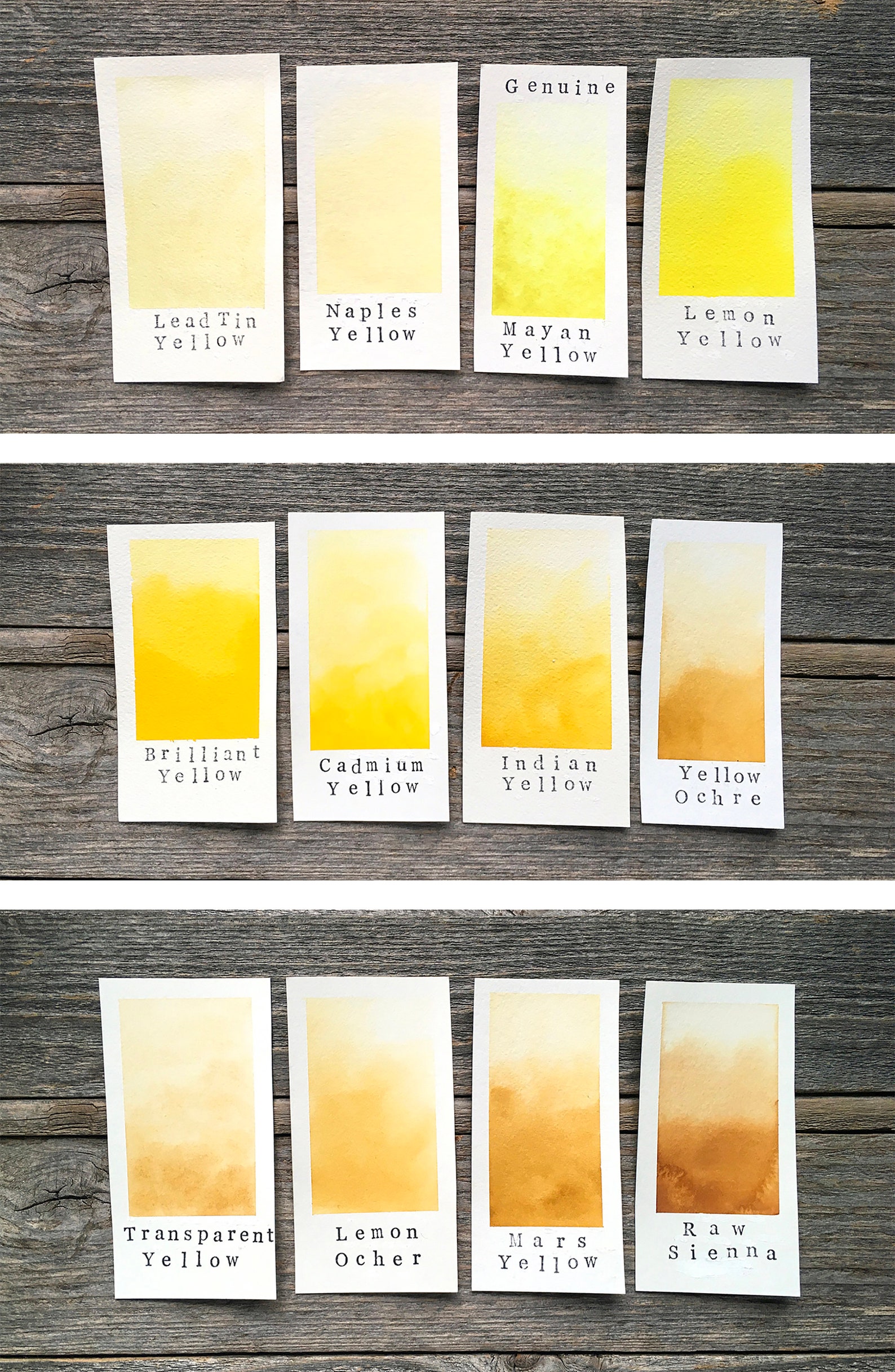 Handmade Watercolor - Lead Tin Yellow - for Painting, Calligraphy, and ...