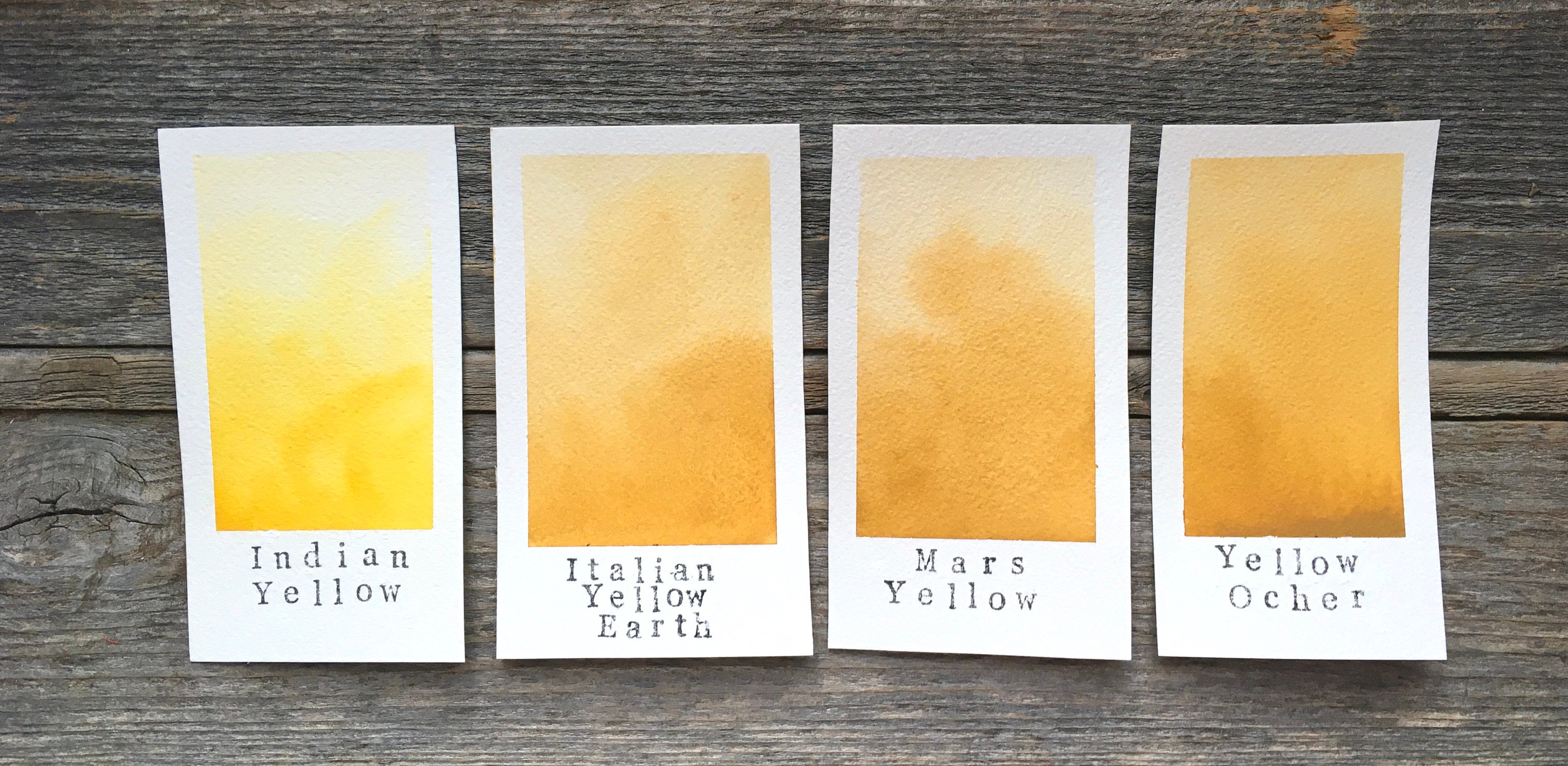 Handmade Watercolor Italian Yellow Earth for Painting - Etsy