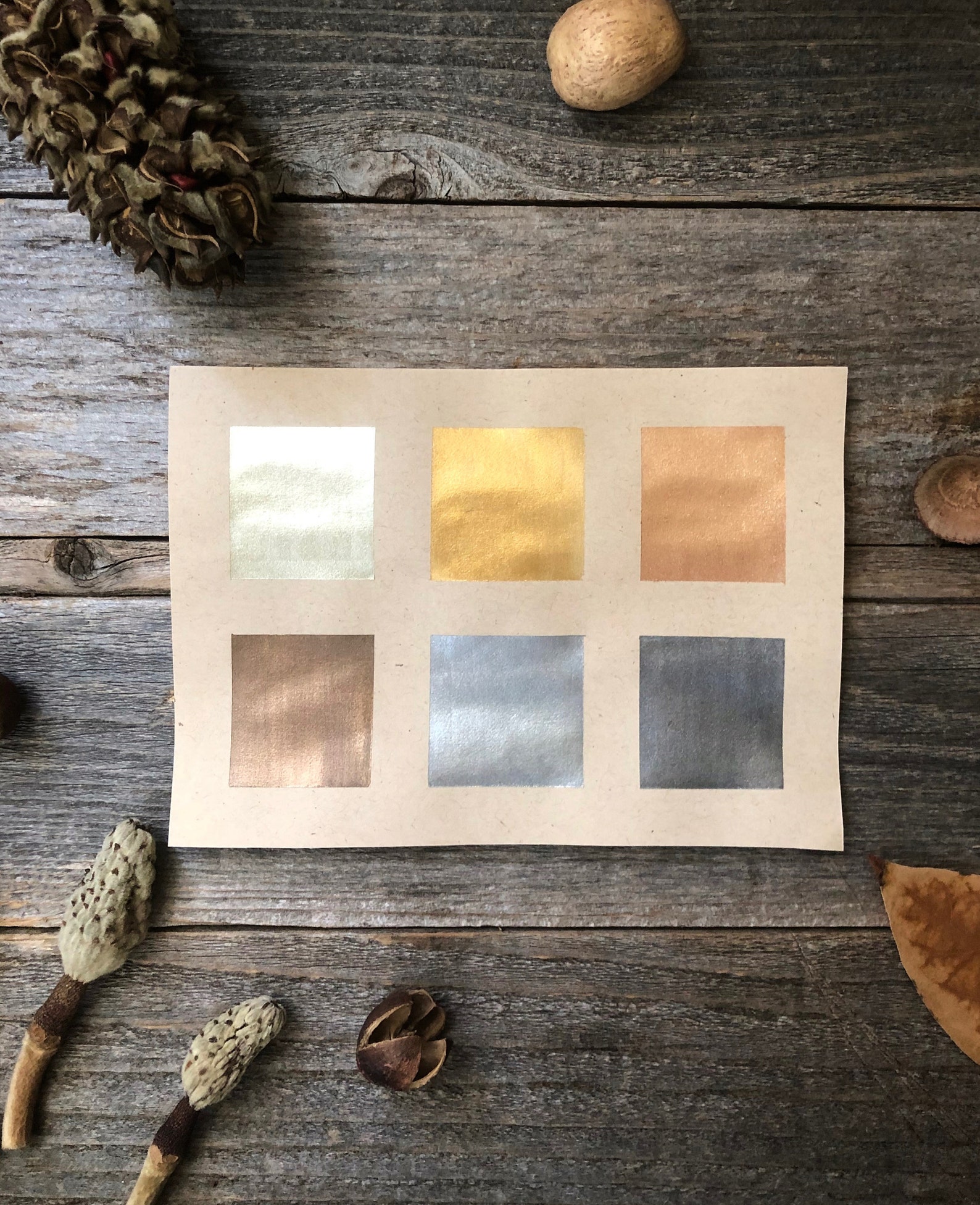 Handmade Watercolor Light Silver Metallics Paint With - Etsy