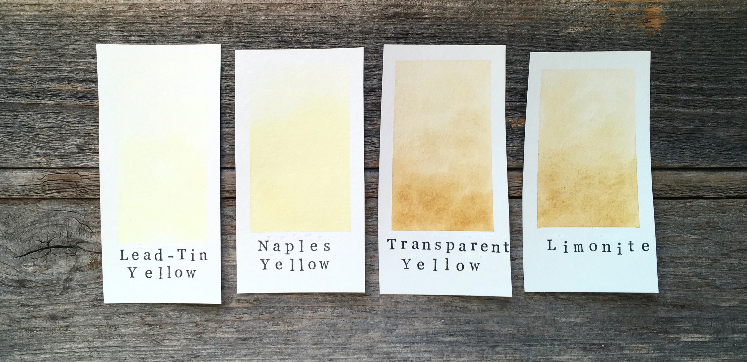 Handmade Watercolor - Lead Tin Yellow - for Painting, Calligraphy, and ...