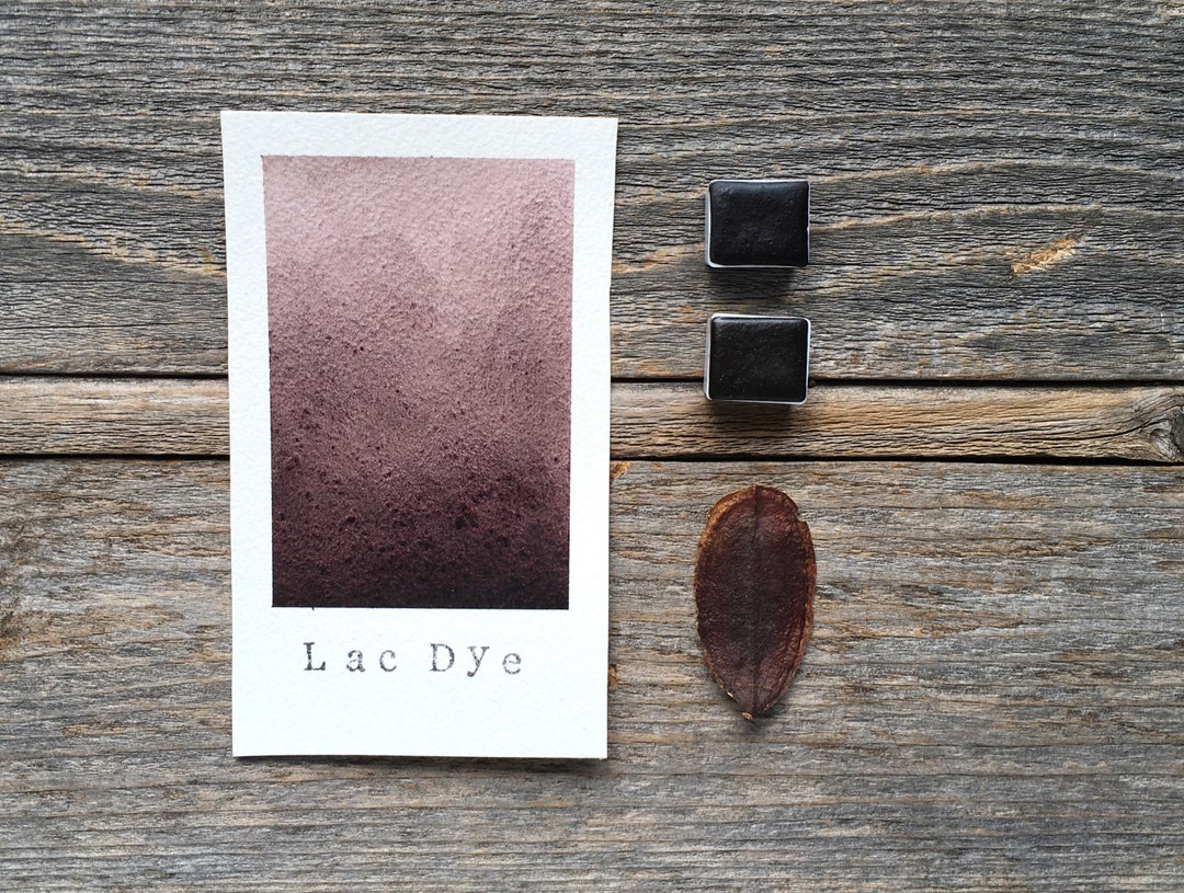 Handmade Watercolor - Lac Dye - Granulating Watercolor - for Painting ...