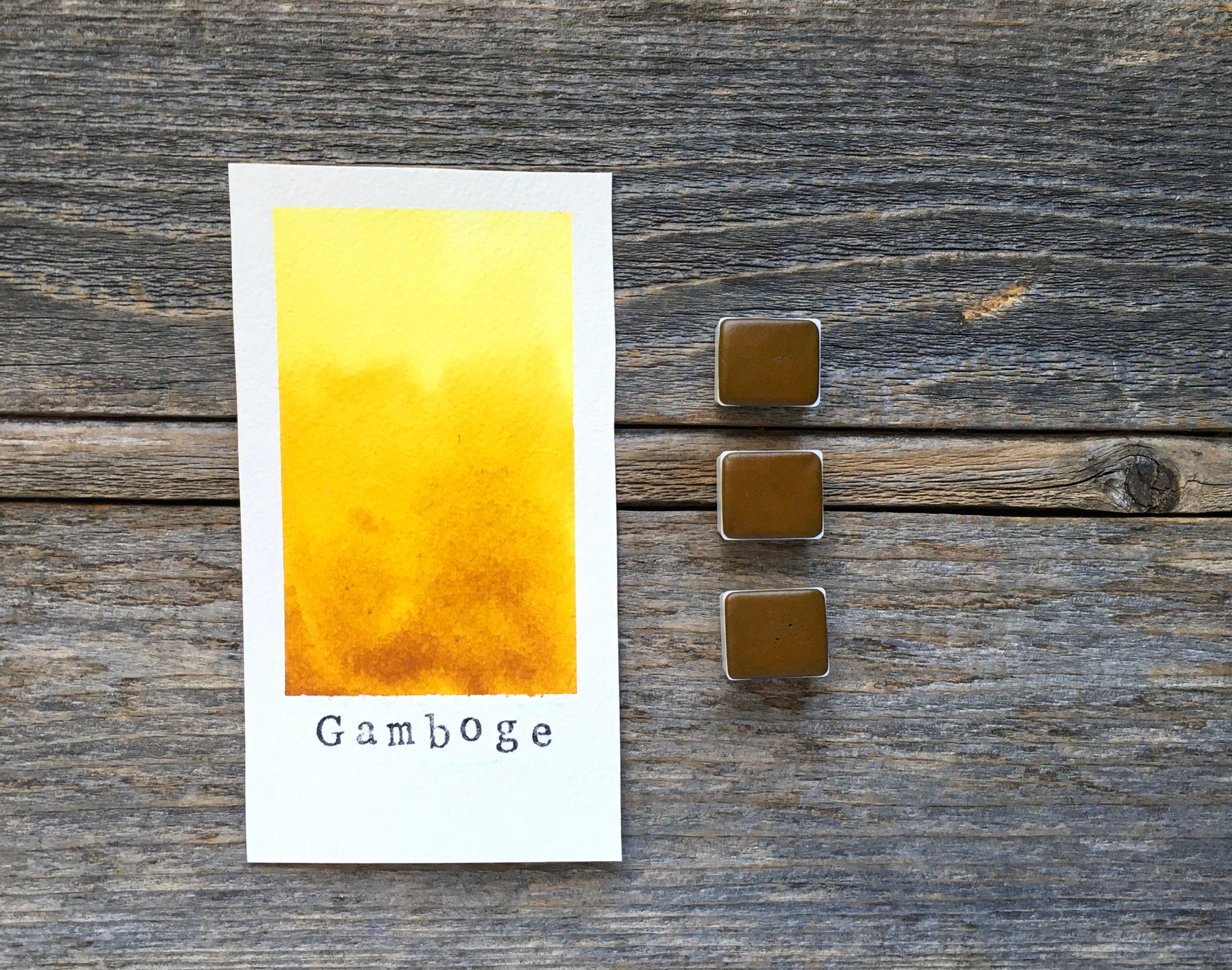 Handmade Watercolor Gamboge for Painting Calligraphy and | Etsy