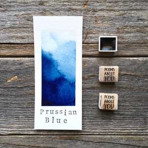 Handmade Watercolor - Prussian Blue - Dark Blue - for Painting ...