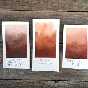 Handmade Watercolor - Mummy Bauxite - Mineral Watercolor - for Painting ...