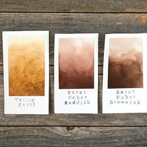 Handmade Watercolor - Yellow Earth - for Painting, Calligraphy, and ...