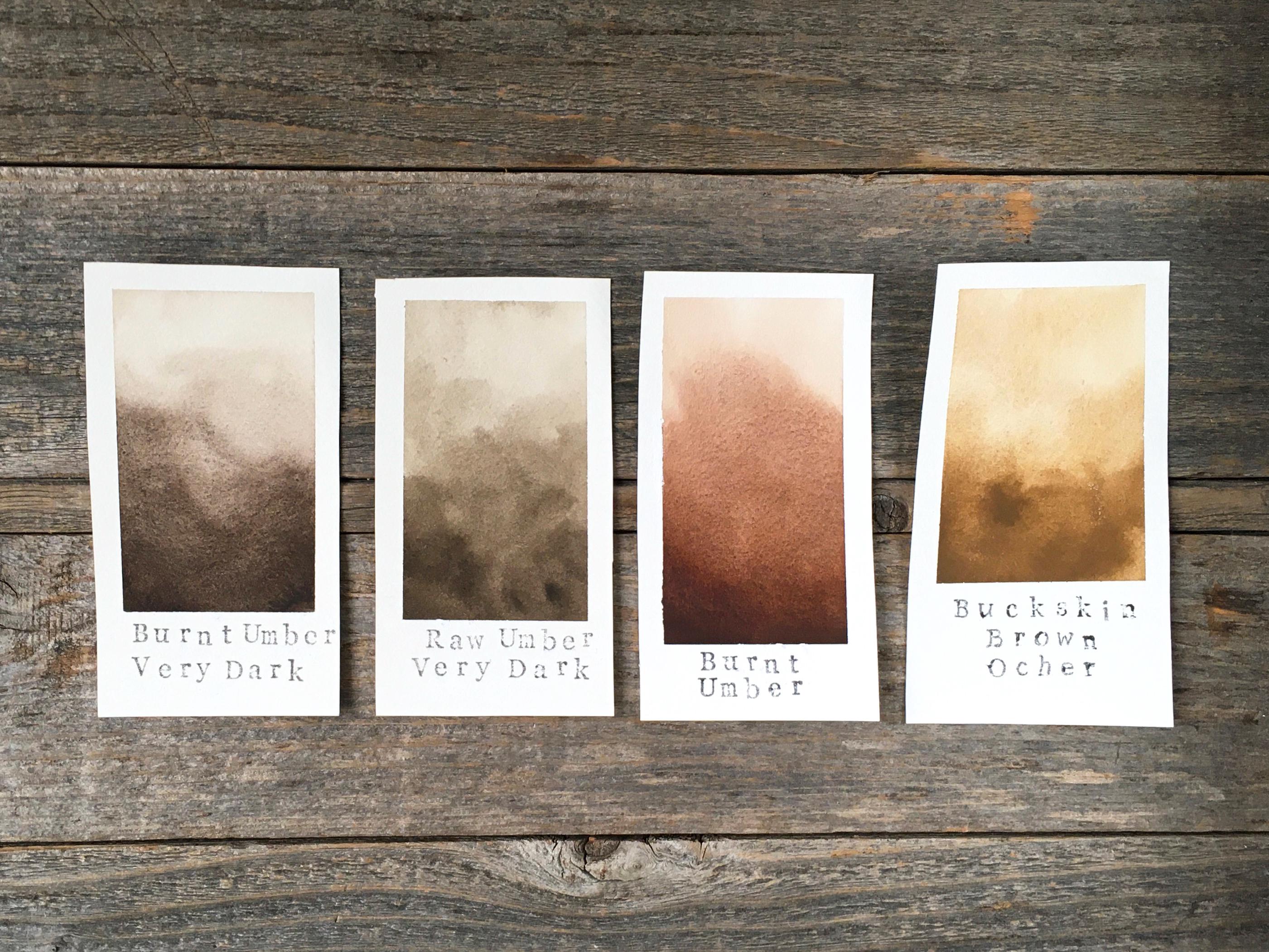 NEW: Handmade Watercolors - Essential Earth Colors Set - 12 Color Set ...