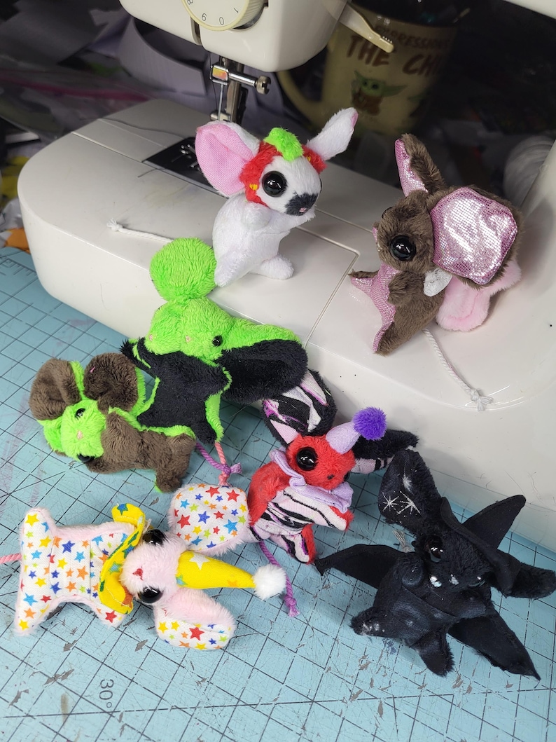 Custom Plush Mouse Adventure Buddy Ready to Be Worn as a Hair Clip or a ...