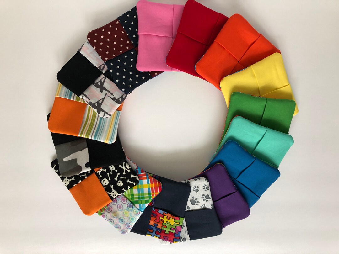 Wine/glassware Identifier and Fabric Coaster - Etsy