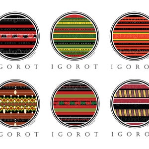 Igorot Tapis Sticker Set - Etsy