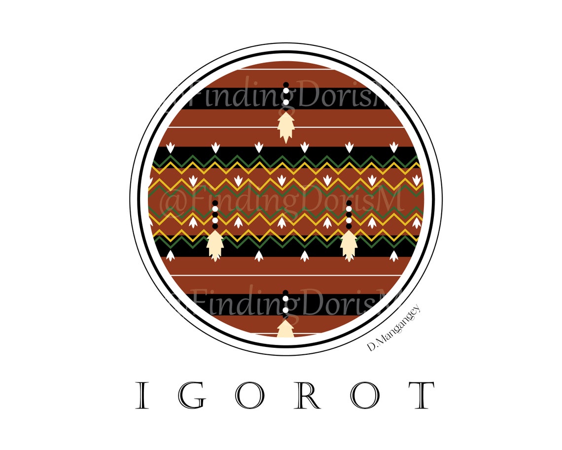 Igorot Tapis Sticker-kalinga Pattern - Etsy