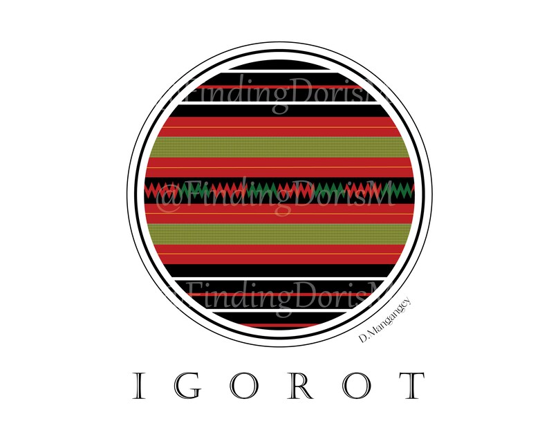 Igorot Tapis Sticker Set - Etsy