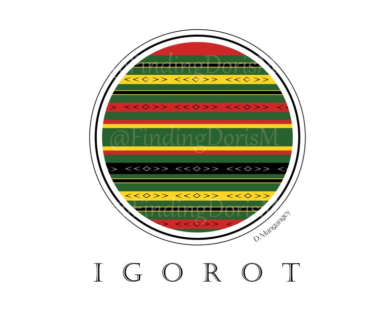 Igorot Tapis Sticker Set - Etsy