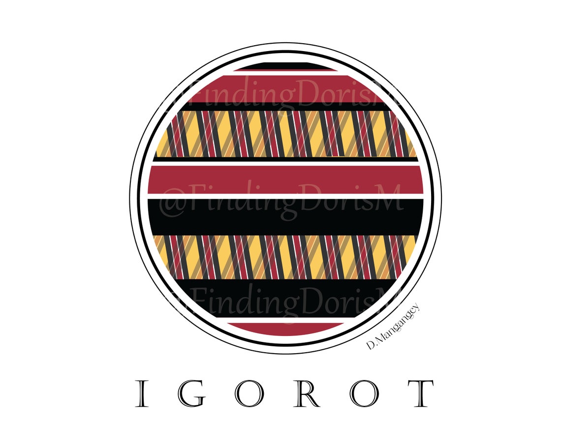 Igorot Tapis Sticker-Benguet Pattern - Etsy.de