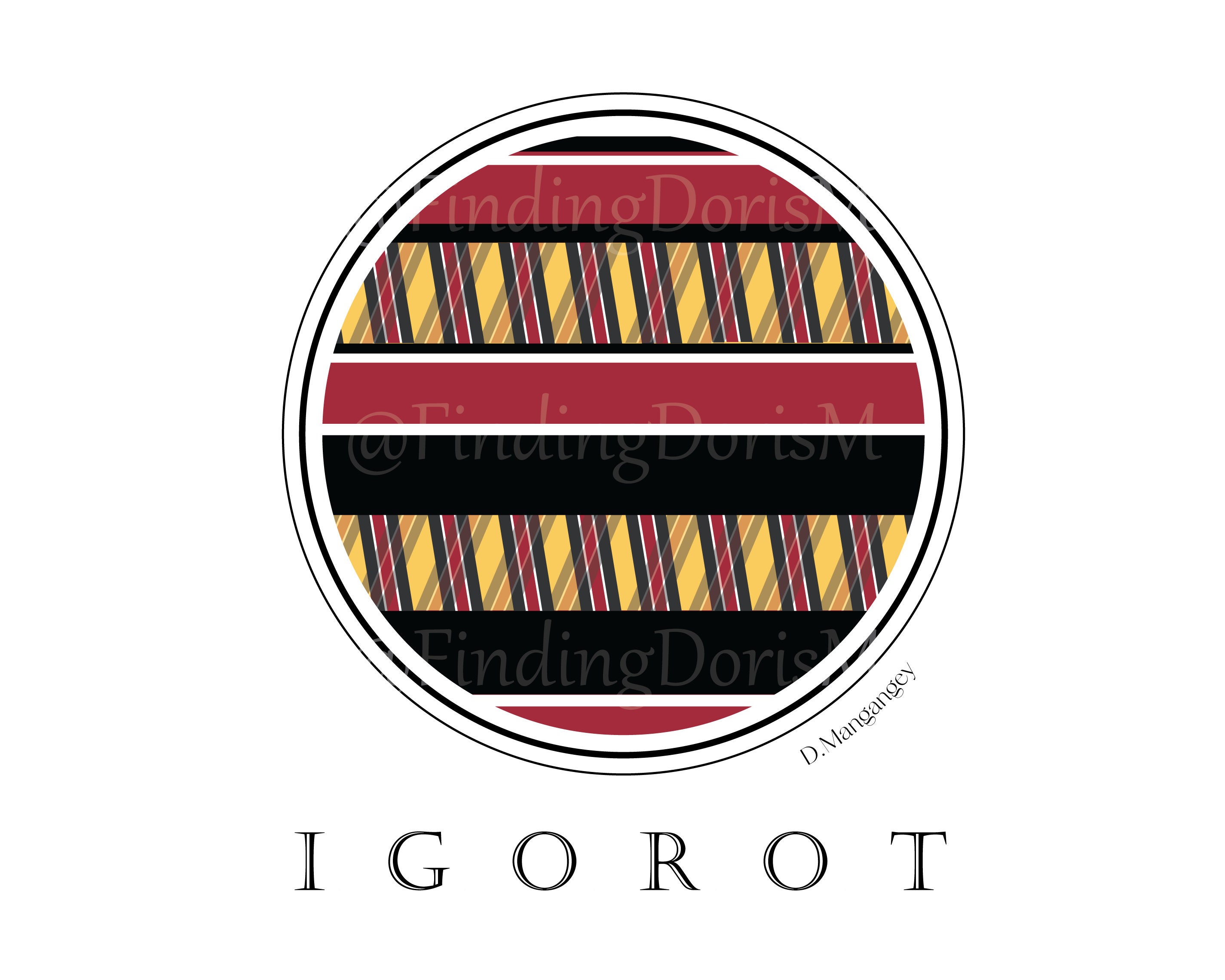 Igorot Tapis Sticker-Benguet Pattern - Etsy.de