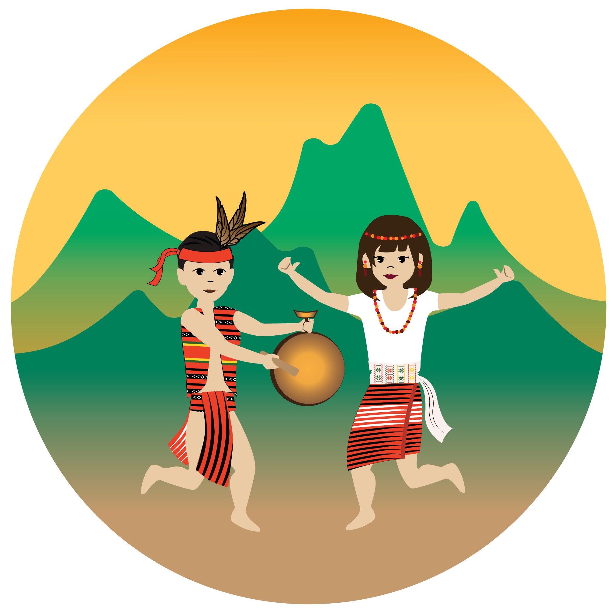 Igorot Dancers Magnet - Etsy Canada