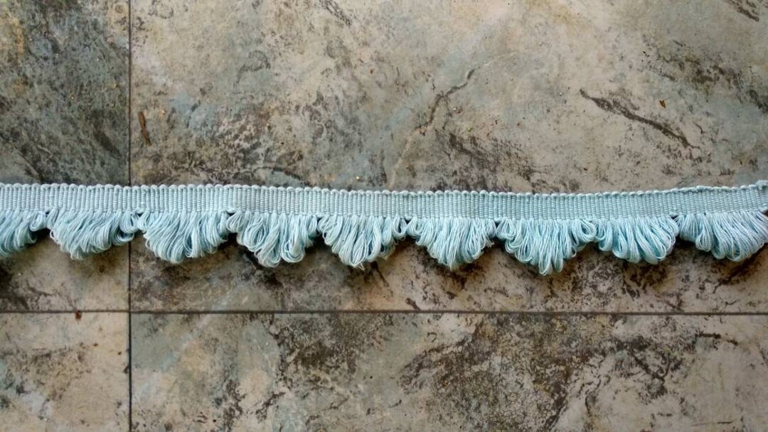 Baby Blue Fan Edge Trim, Pale Blue Fan Edge, Lace, Lace and Trims ...