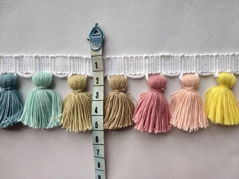 Multi Colored Tassel Fringe Trim Tassel Fringe Fringe Trim - Etsy
