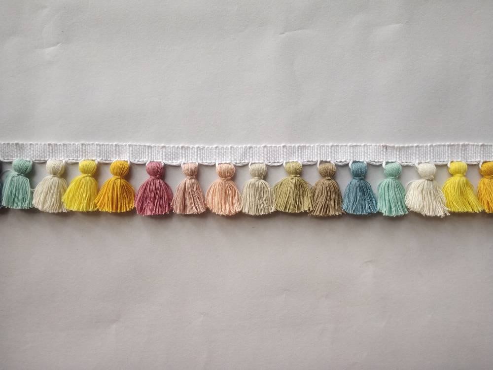 Multi Colored Tassel Trim Tassel Trim Trims by the Yard - Etsy