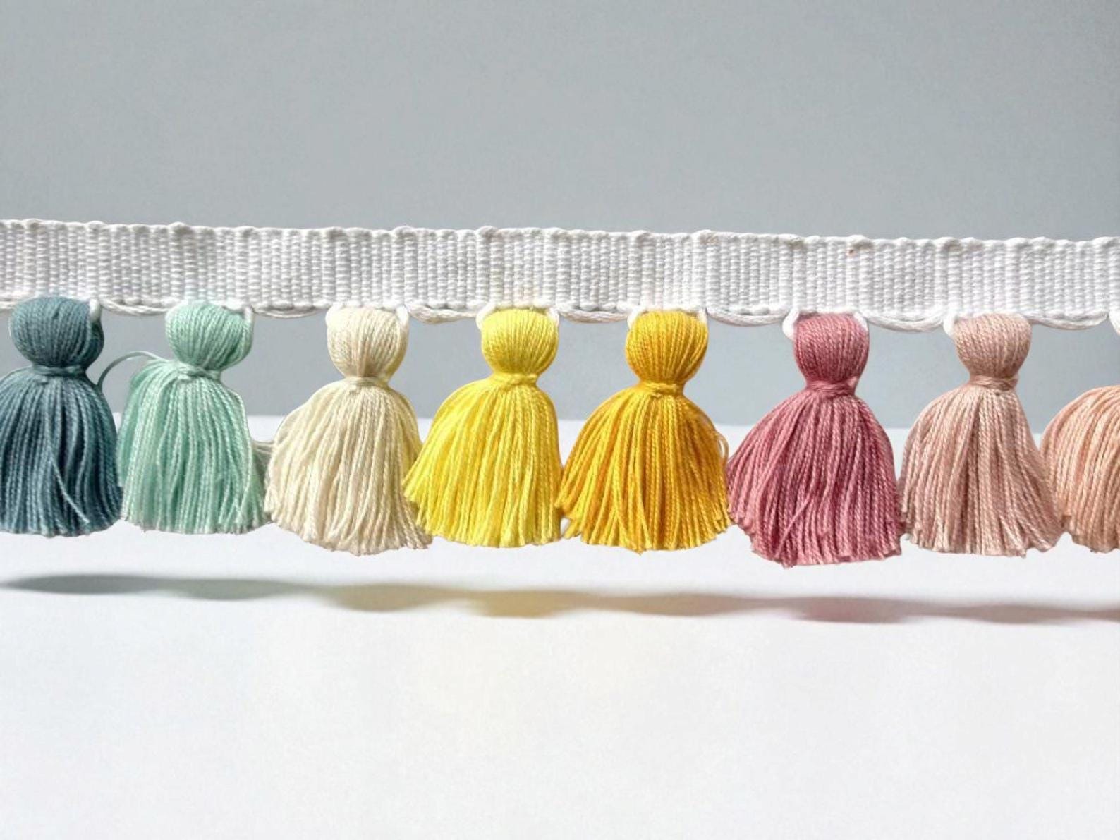 Tassel Fringe Trim, Tassel Trim, Tassel Trim by the Yard, Tassel Fringe ...