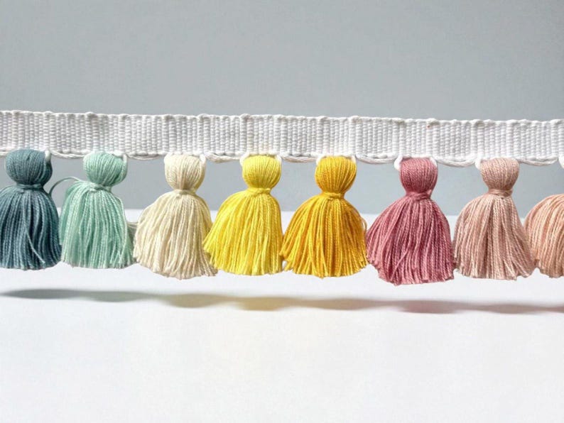 Tassel Fringe Trim, Tassel Trim, Tassel Trim by the Yard, Tassel Fringe ...