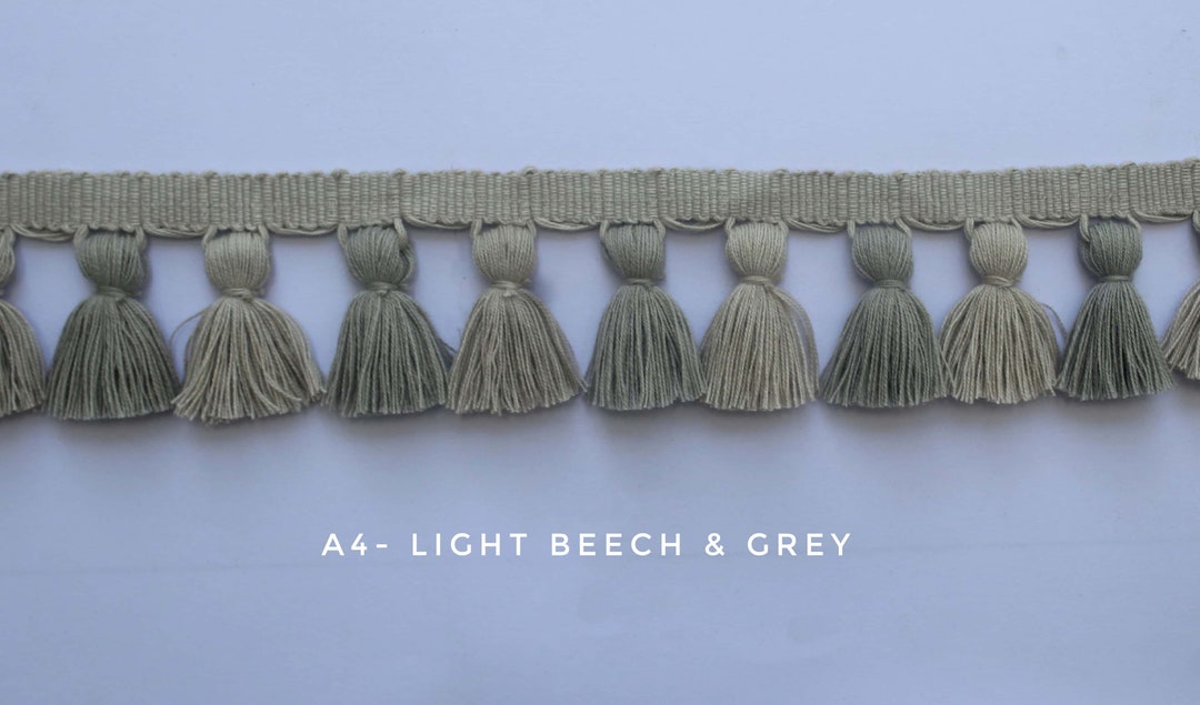 Tassel Trim, Tassel Trim by the Yard, Tassel Fringe, Trim for Cushions ...