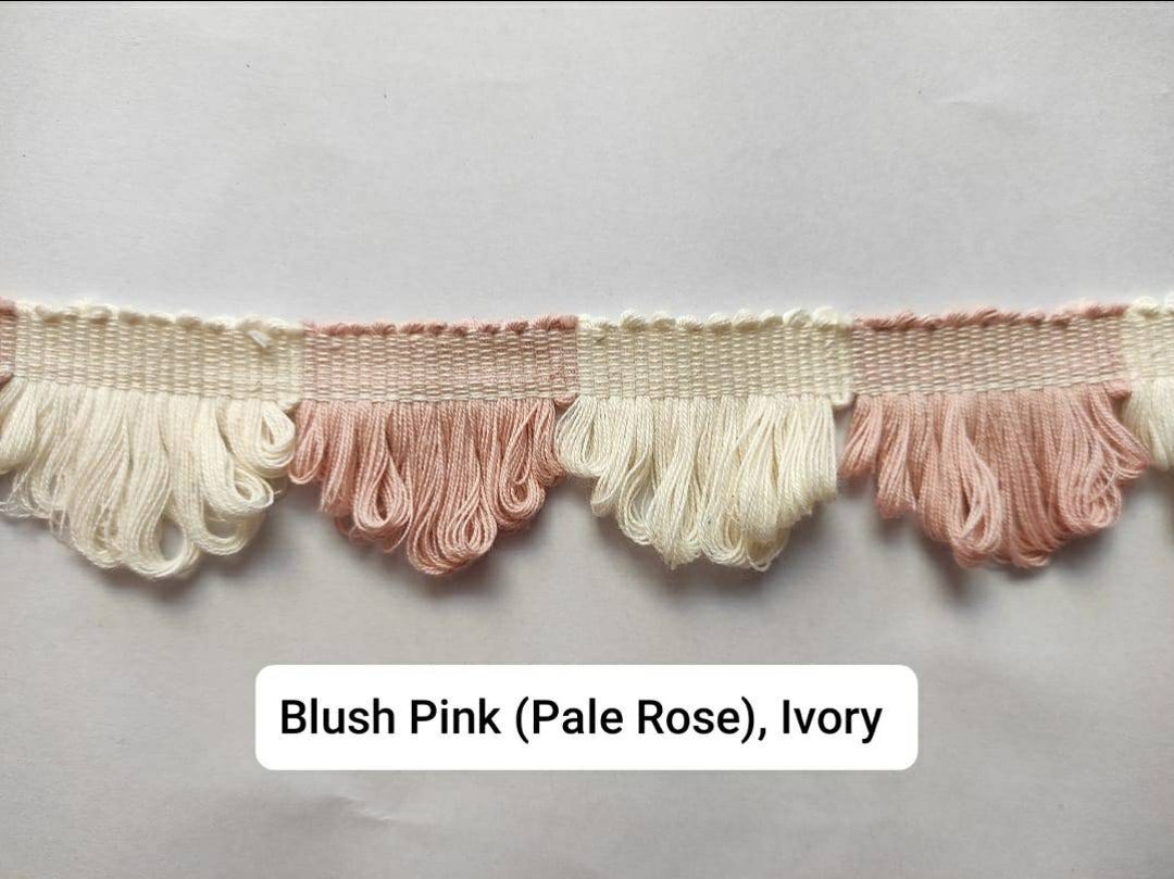 Fan Edge Trim, Fan Trim, Fringe Trim, Cotton Trim, Trims by the Yard ...