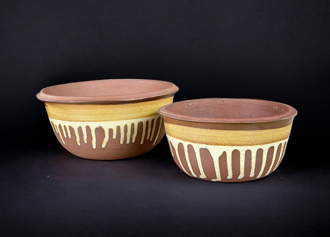 David Cressey Pottery Bowls SET of 2 Terra Major Gourmet Ware for ...