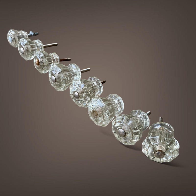 Glass Drawer Pulls - Etsy
