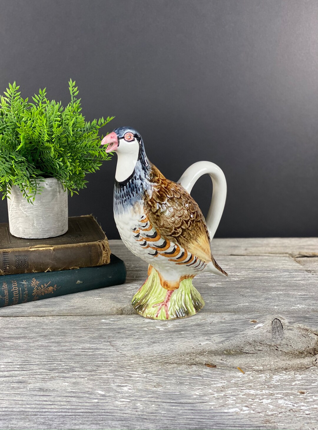Mancer Italy Game Bird Pitcher - Etsy