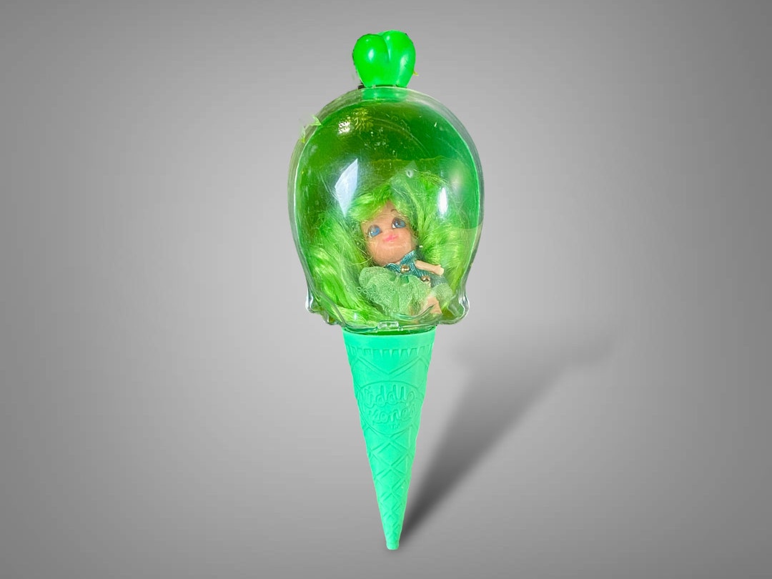 1968 Liddle Kiddle Kone Frosty Mint Ice Cream Doll Green Vintage Mattel ...