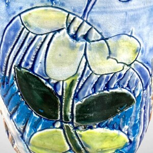 Sue Bolt Pottery Vase Angel Flower Unique and Colorful! - Etsy