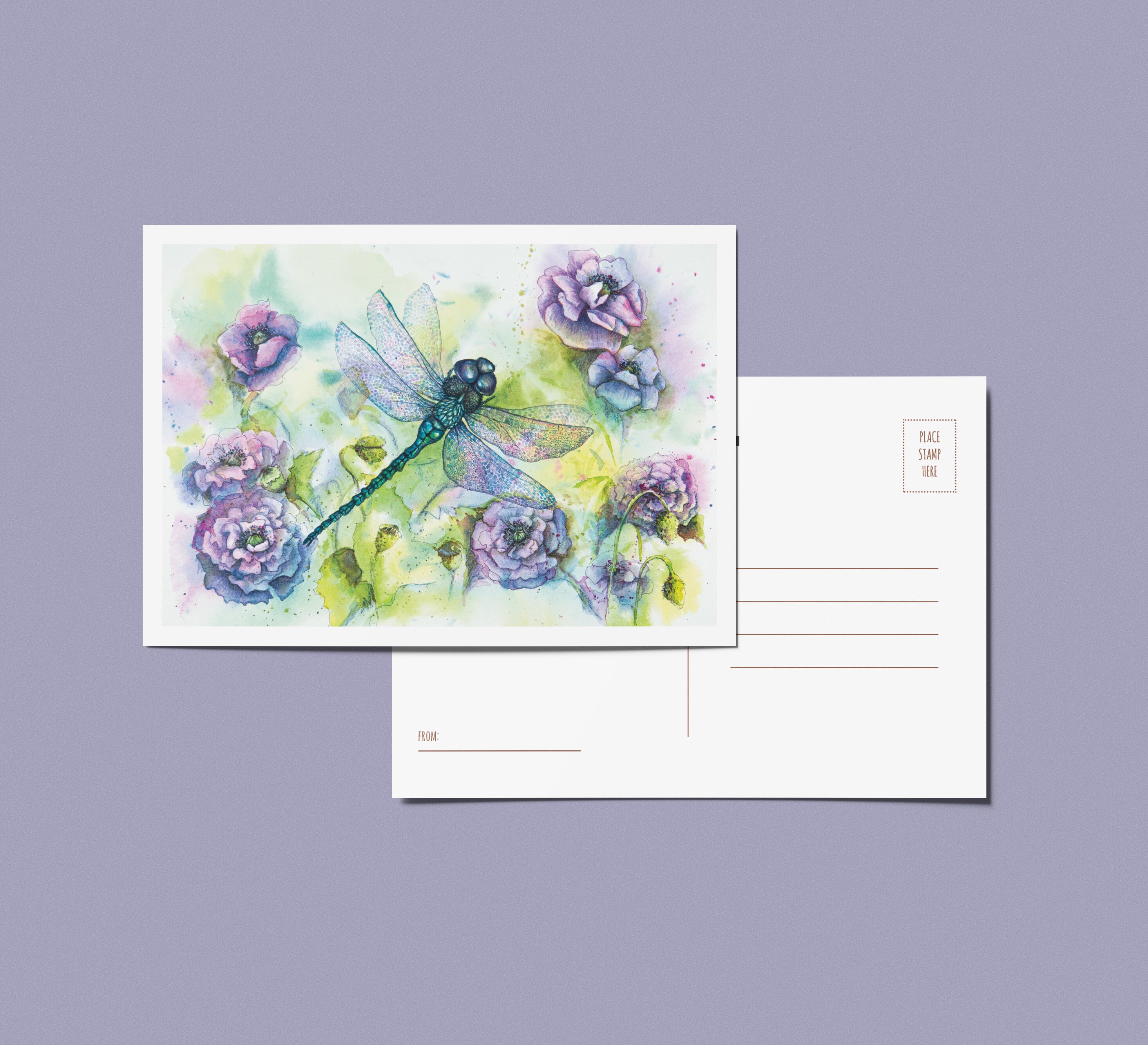 Urban Watercolor Postcard Set / Europe Postcrossing Art Postcards ...