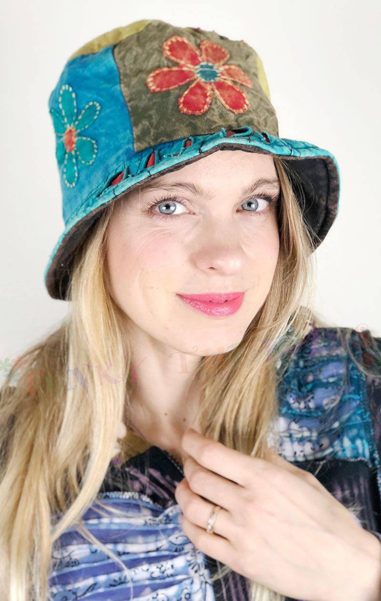 Hippie Hat, Boho Hat, Festival Hat, Unisex. - Etsy UK