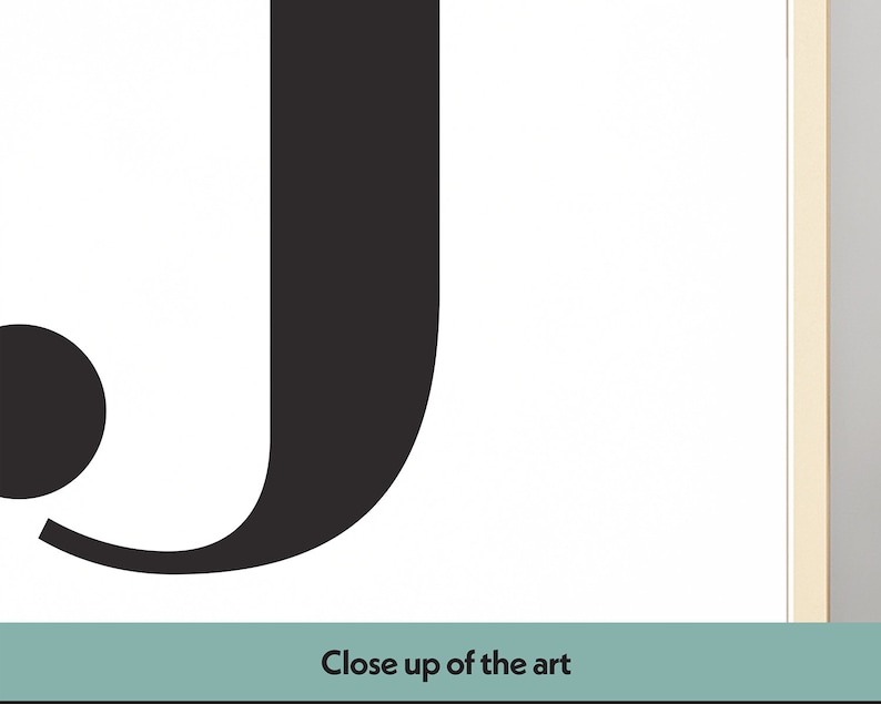 J Printable Art Digital Download Typography Print J Initial - Etsy