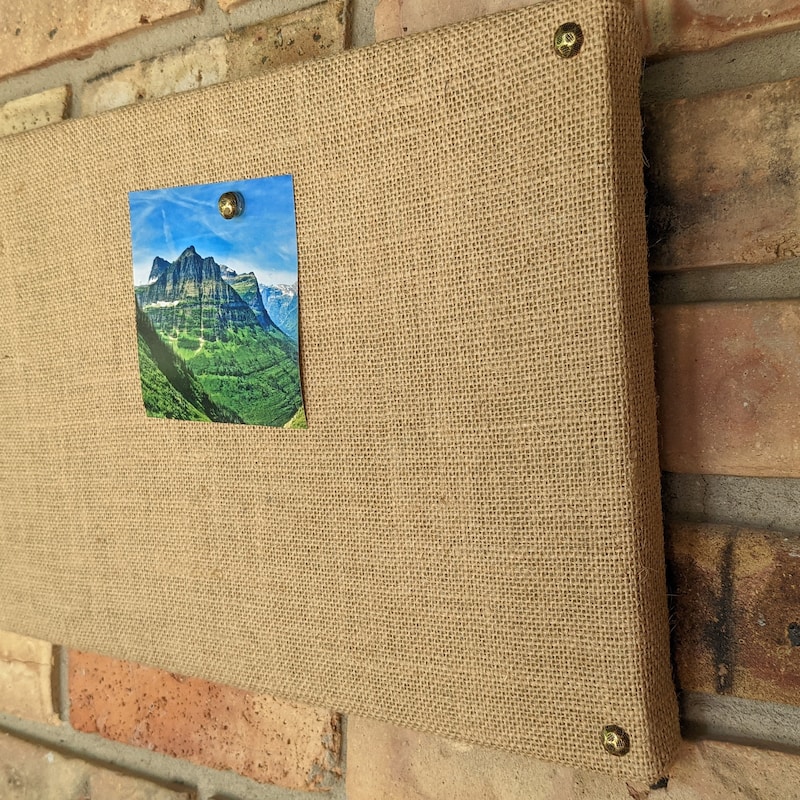 Burlap Message Board - Etsy