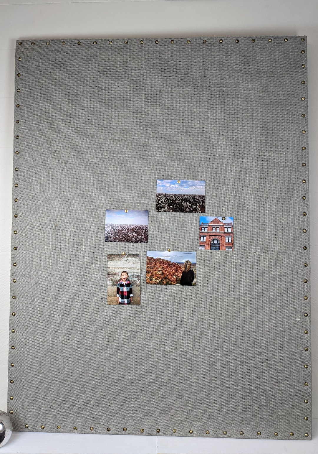 Large Bulletin Board Fabric Cork Board Home Office Fabric Pinboard ...