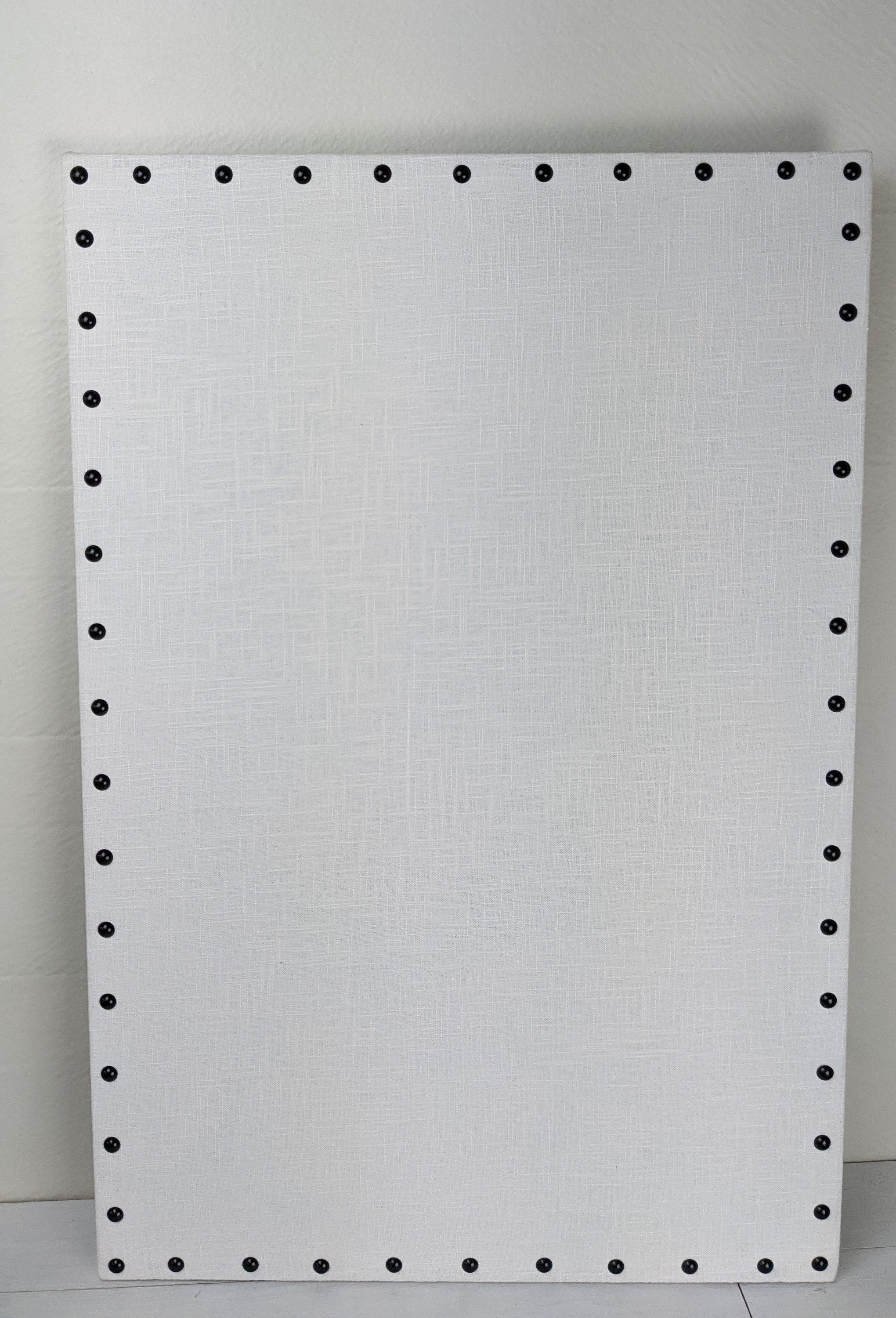 White Linen Bulletin Board White Magnetic Board Linen - Etsy