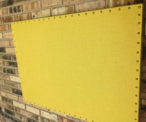 YELLOW Cork Board Bulletin Board Pin Board for Wall Home - Etsy