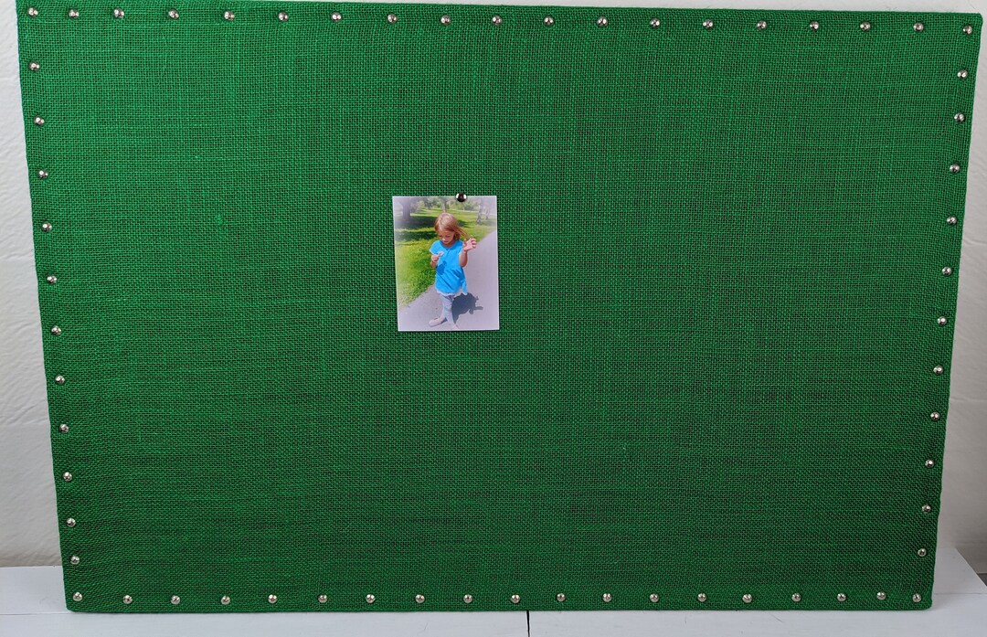 Large 24 X 36 Emerald Green CORK Board for Wall, Pinboard for Wall ...