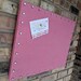 PINK Bulletin Board, Magnetic Board Office Organizer Girl's Room ...