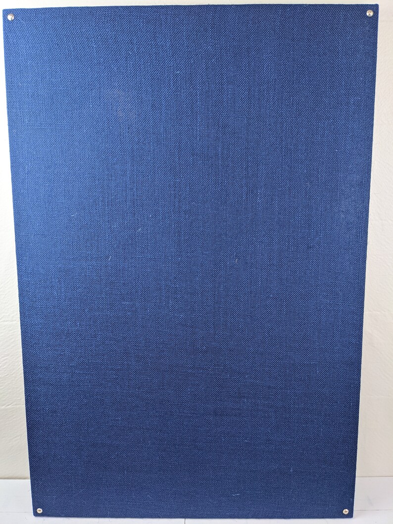 Large 24 X 36 Premium Navy Blue Burlap Magnetic | Etsy