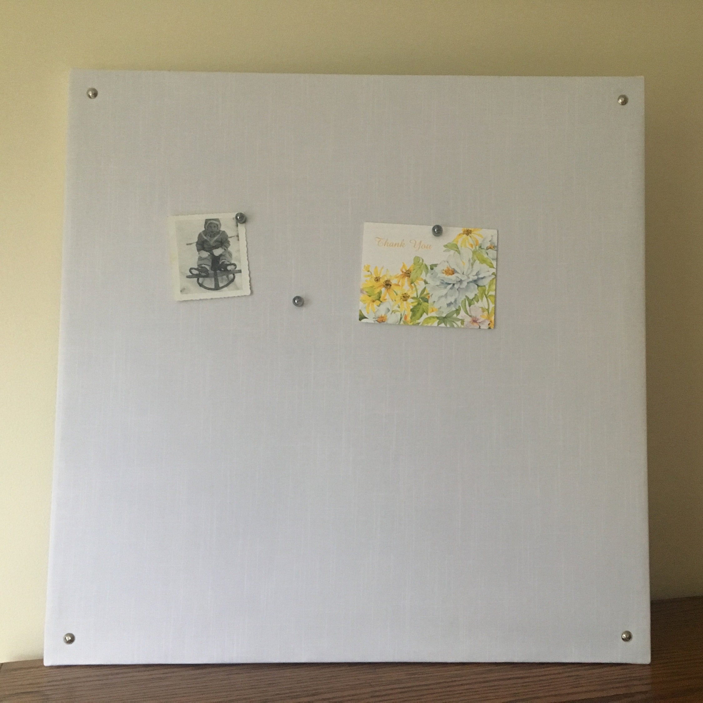 Linen Magnet Board Bulletin Board Home Office Organizer - Etsy