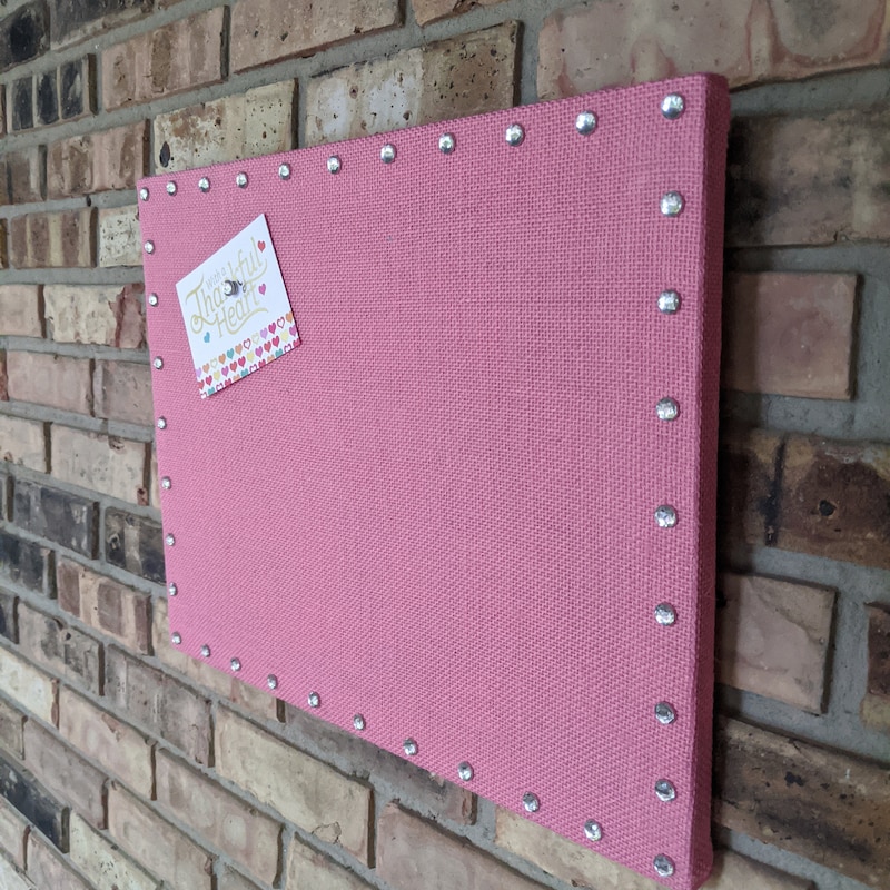 Pink Bulletin Board - Etsy