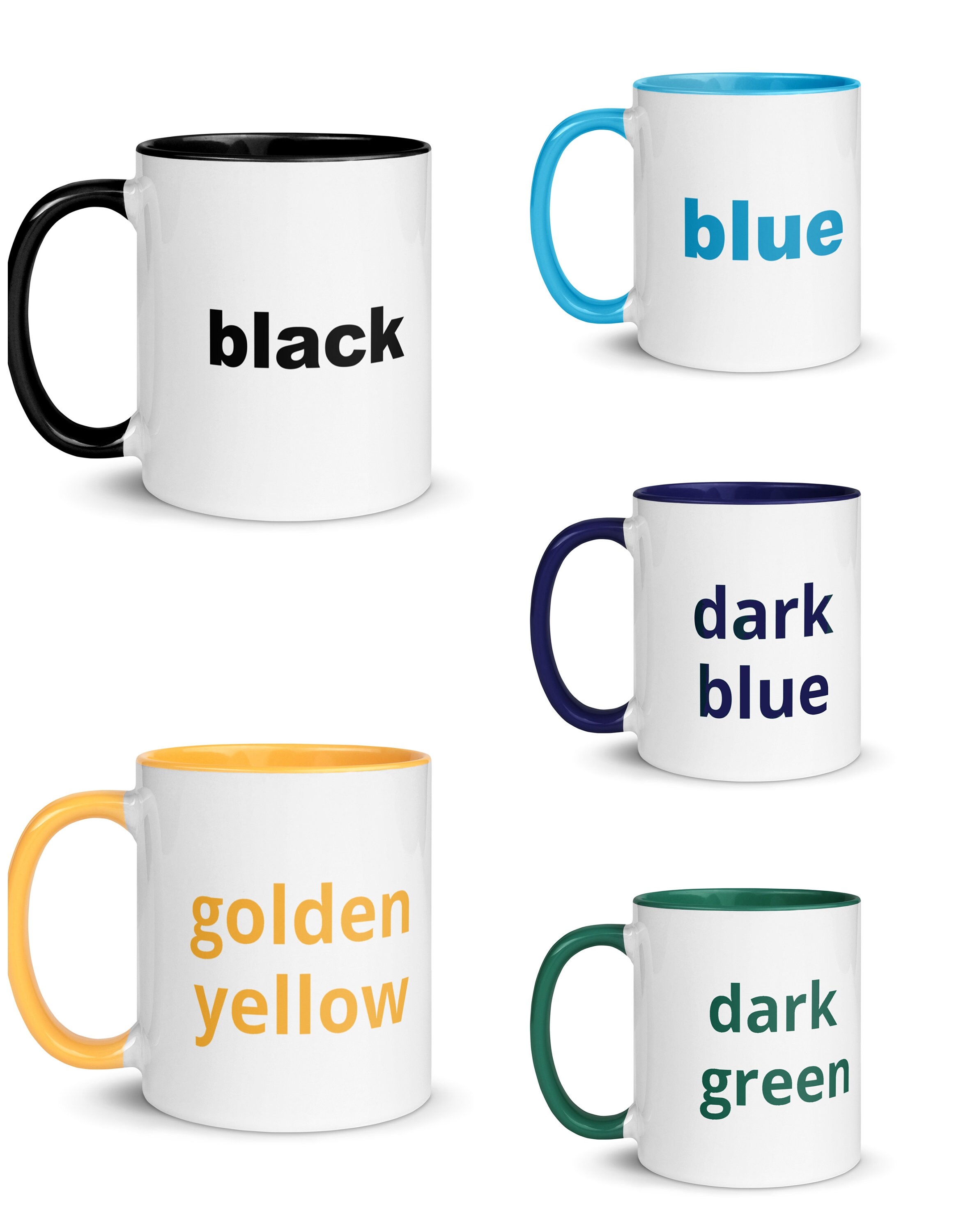 Happy Hanukkah Sameach Hebrew Sufganiyah Colored Coffee Mug, Jewish ...