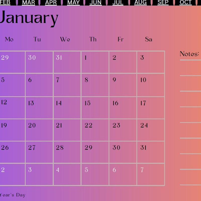 Fedex 2026 Calendar - Etsy
