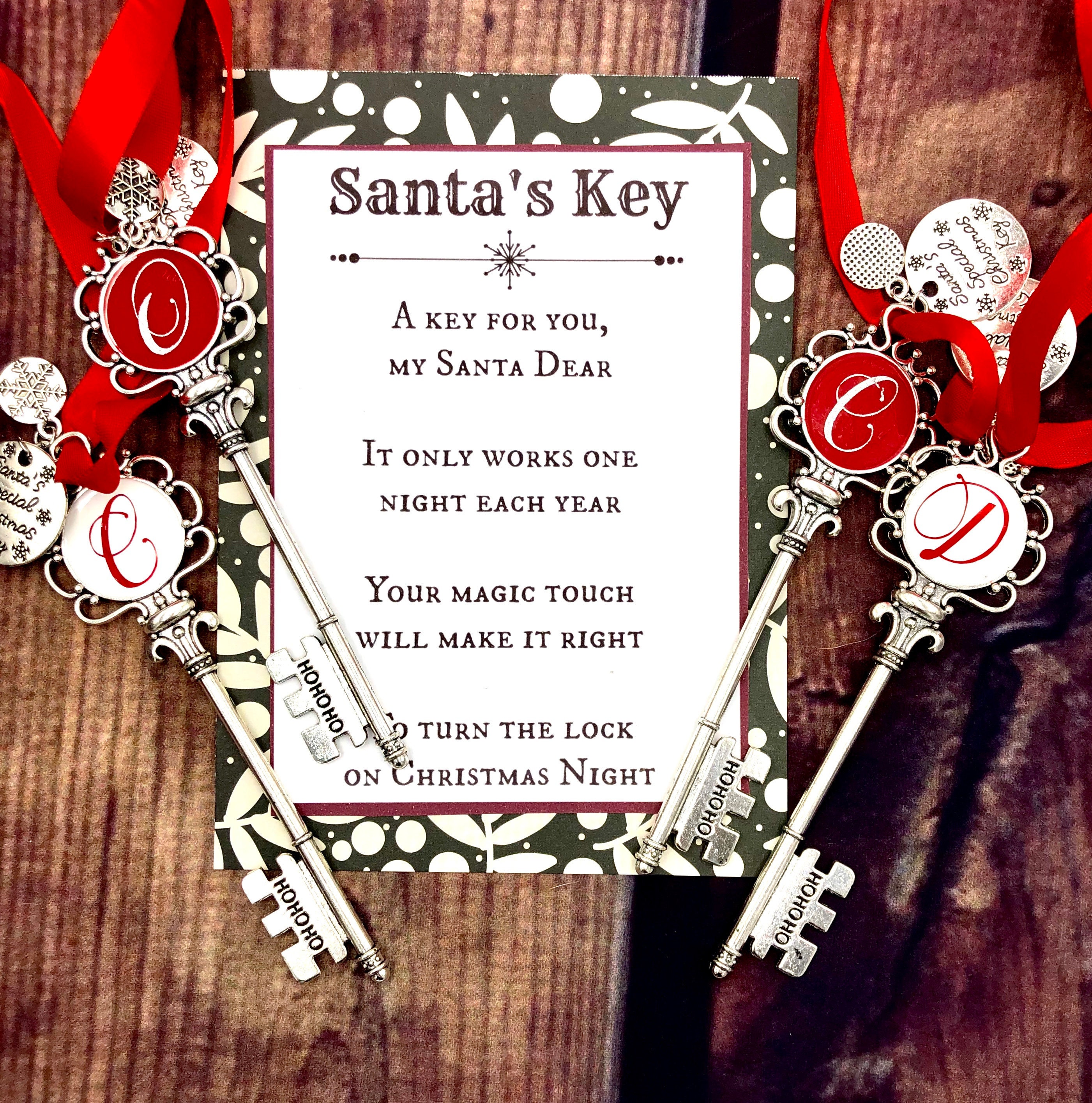 Magic Santa Key With Free Personalization and Poem ! - Etsy