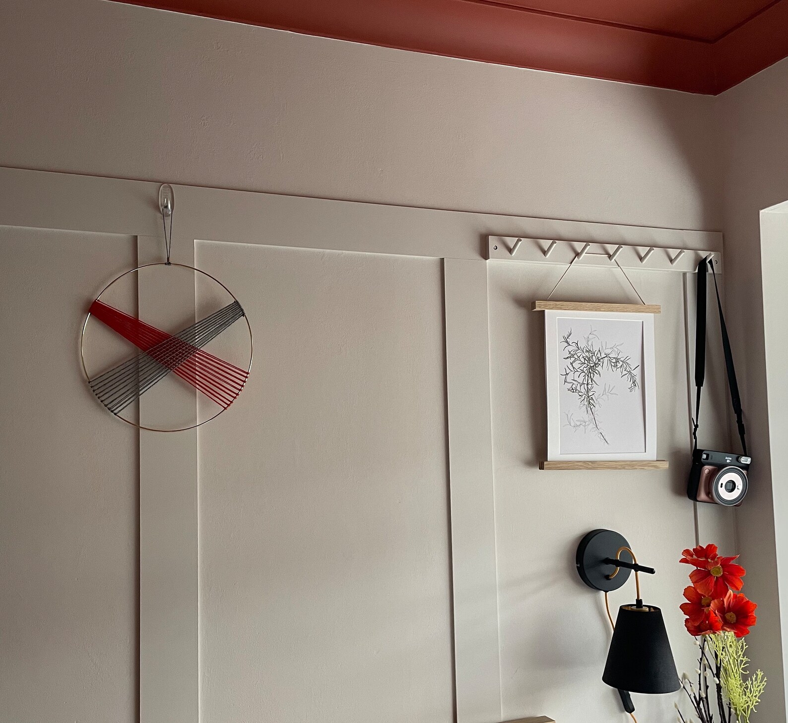 Art Deco Wall Hanging Choice of Colours - Etsy