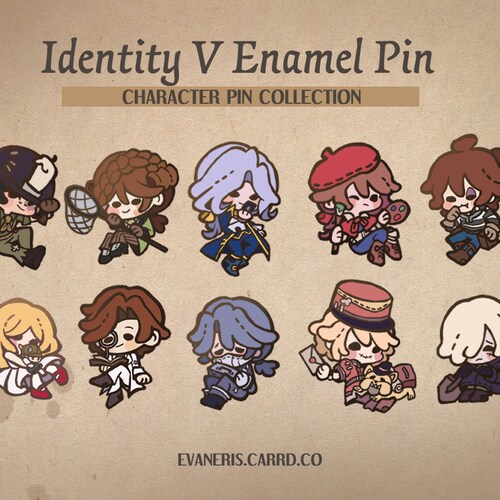 Identity V Buttons/pin 9 Character - Etsy